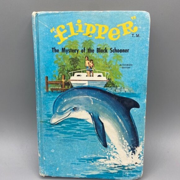 Accents | 1966 Vintage Book Flipper The Mystery Of The Black Schooner ...